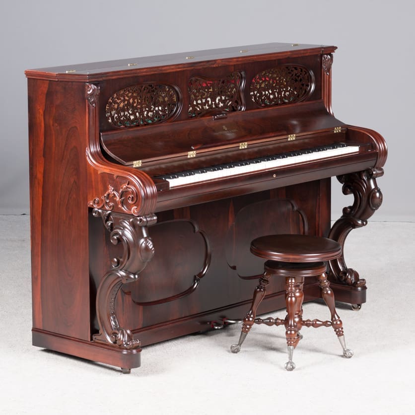 Gabler Victorian Upright Piano – Antique Piano Shop, Inc.